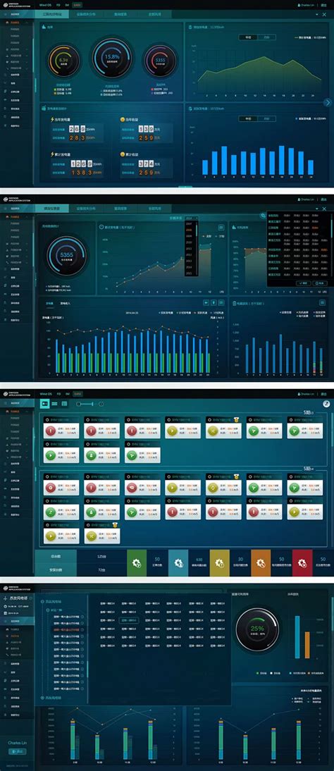 能源管理系统后台系统界面设计 花瓣网