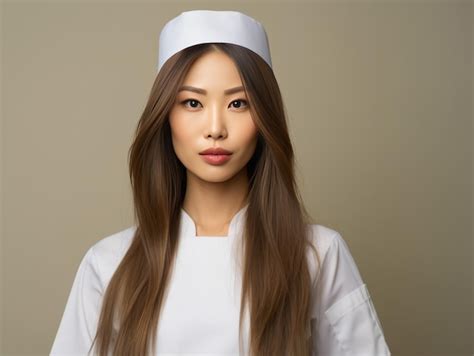 Premium Ai Image Asian Woman Chef