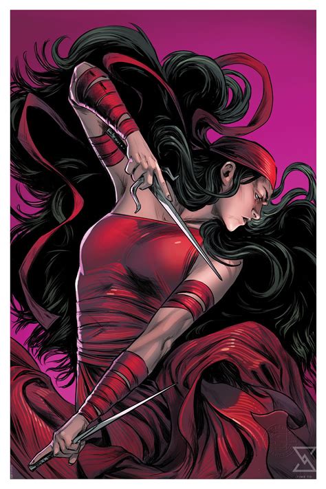 Elektra Woman Without Fear By Carmen Carnero Marvel Time To Collect