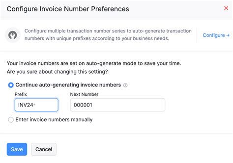 Modify Auto Generated Invoice Number Faq Zoho Books