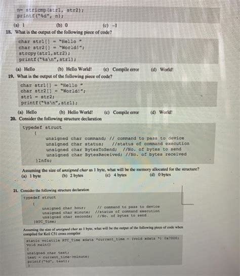 Solved 5 A Cross Compiler Converts An Embedded C Program