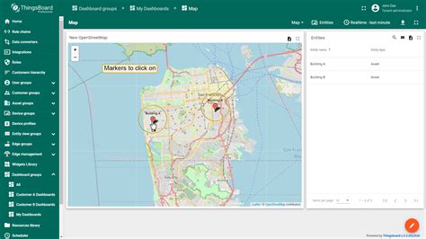 Widget Actions IoT Hub