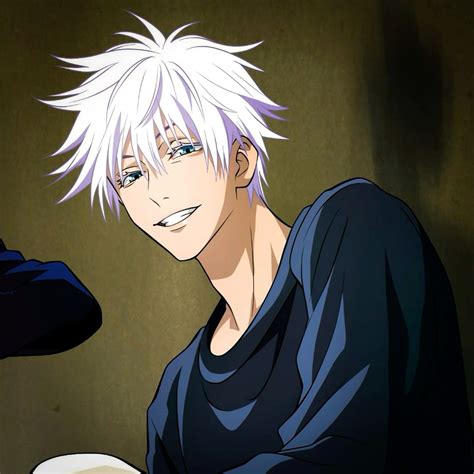 Jjk Gojo Anime Boy Smile Drawings For Boyfriend Jujutsu