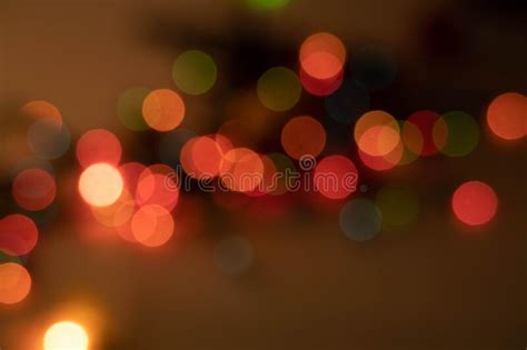 Blurred Christmas Tree Light Bokeh Stock Image Image Of Candles Motion 203812045