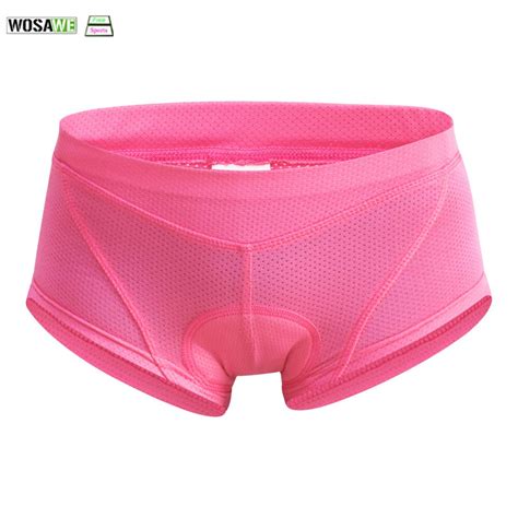 WOSAWE 여성용 사이클링 속옷 스포츠 패턴 반바지 타이트한 자전거 반바지 젤 MTB 여성용 반바지 라이딩 자전거 속옷 사이클링 반바지 AliExpress