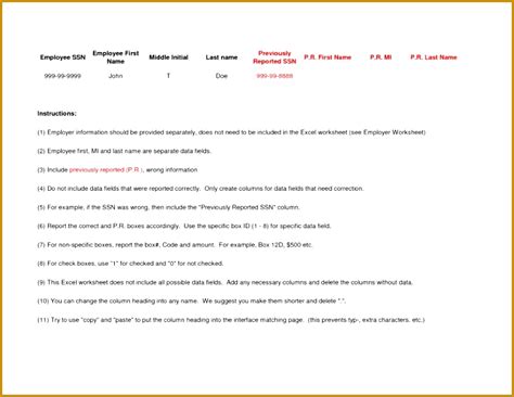 3 Payroll Correction Form Template Fabtemplatez