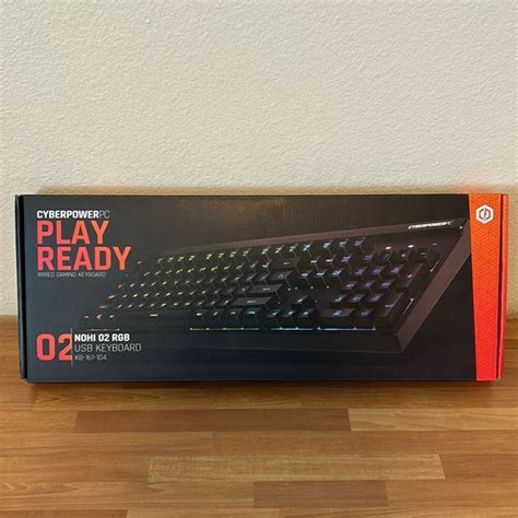 Cyberpower Computers Laptops And Parts Cyberpower Pc Play Ready Nohi O2 Rgb Gaming Keyboard