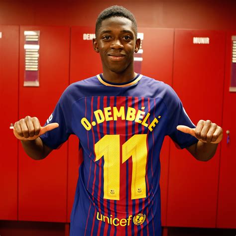 On This Day In 2017 Ousmane Dembélé Was Presented As A Barcelona