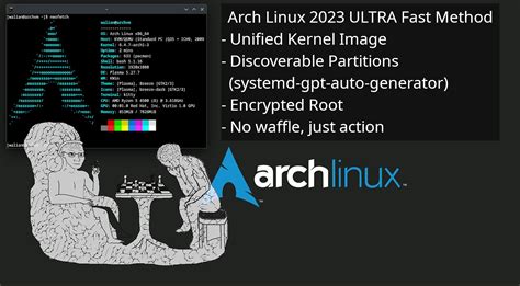Arch Linux 2023 Ultra Fast Install Method