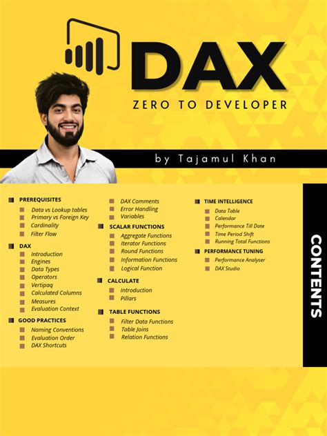 Dax Zero To Developer Pdf Table Database Function Mathematics