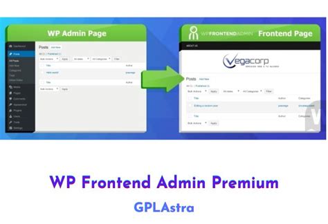 Free Download Wp Frontend Admin Premium V1225 Plugin