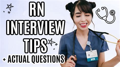 New Grad Rn Interview Tips How To Prep Common Questions I Get Asked In Interviews I Tiffanyrn