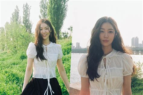 송지우 청순룩인 줄 알았는데 시스루 사이 엉성하게 묶인 리본이라니은근한 섹시