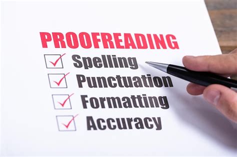 Premium Photo Proofreading Checklist