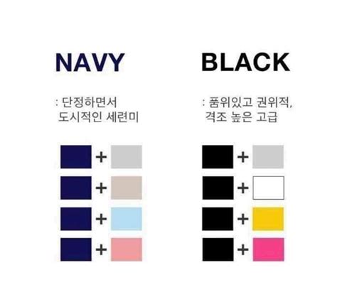 옷 못입는애들을 위한 색조합  유머움짤이슈 에펨코리아