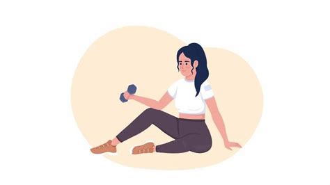 Cartoon Workout Stock Video Footage For Free Download