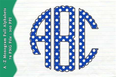 Abc Alphabet Monogram Blue Glitter Graphic By Auddum Design · Creative