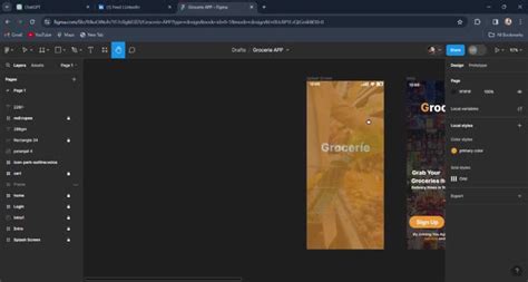 Launching My New Grocery App Design On Figma Gopal Gupta Posted On