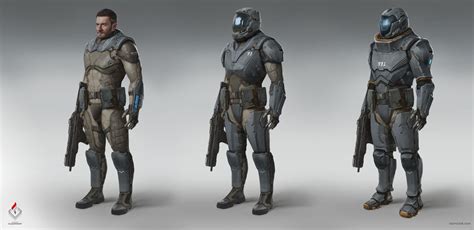 Star Citizen Character Design Combat Armor