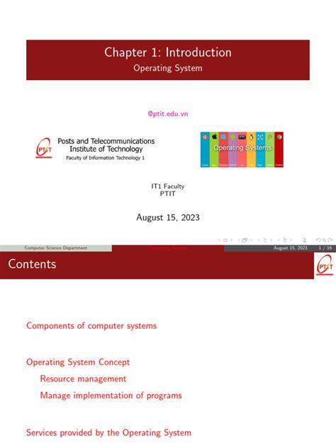 Chapter1 Operating System Introduction Clc Pdf Operating System Programming