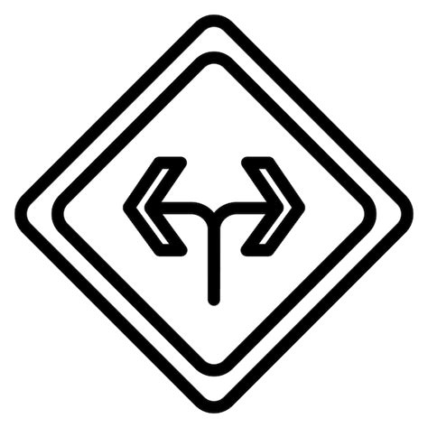 Premium Vector Two Way Vector Illustration