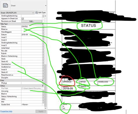 Solved Parameter Missing In Sheet Autodesk Community