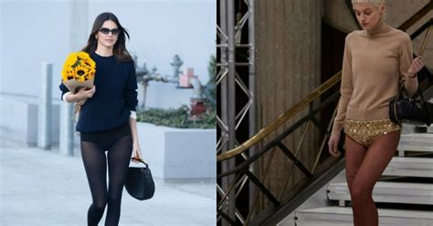 보기 민망 논란의 노팬츠룩 어떻기에길거리 패션 보니