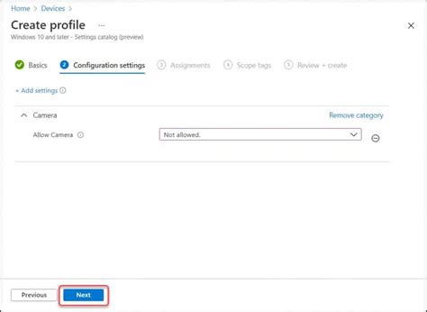 Create Intune Settings Catalog Policy Prajwal Desai