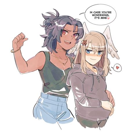 Eunie And Ashera Xenoblade Chronicles And 1 More Drawn By Ange