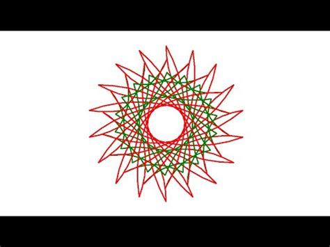 Simple Python Turtle Graphic and Code: Spirograph 7 - YouTube