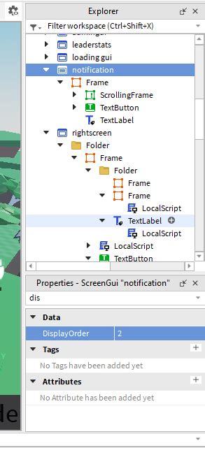 My Gui Force It Self To Become Most Infront Art Design Support Developer Forum Roblox