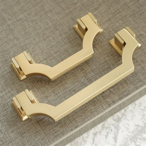 Gold Brass Drawer Knobs Dresser Knobs Back Plate Kitchen Pulls Etsy