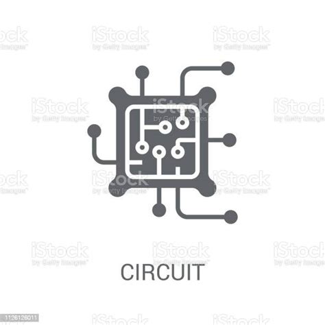 회로 아이콘입니다 Cryptocurrency 경제 및 금융 컬렉션에서 흰색 배경에 유행 회로 로고 개념 0명에 대한 스톡 벡터