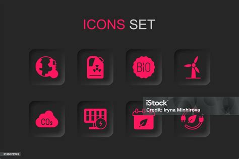 태양 에너지 패널 지구 온난화에 녹는 지구 단풍 달력 풍력 터빈 전기 절약 플러그 잎 바이오 배너 및 Co2 배출 구름 아이콘을 설정합니다 벡터 0명에 대한 스톡 벡터 아트