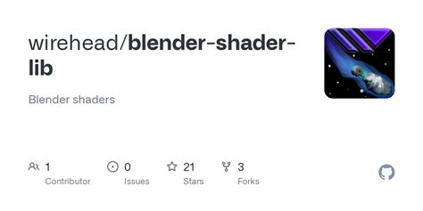 Github Wireheadblender Shader Lib Blender Shaders