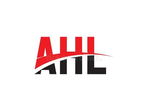 Ahl Letter Initial Logo Design Vector Illustration Stock Vector