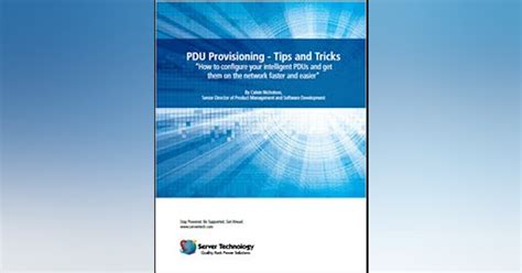 Pdu Provisioning How To Configure Your Intelligent Pdus And Get Them
