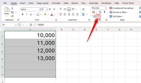 How To Use The Thousands Separator In Microsoft Excel