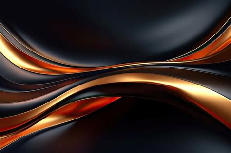 Premium Ai Image Metallic Abstract Wavy Liquid Background Layout Design Tech Innovation