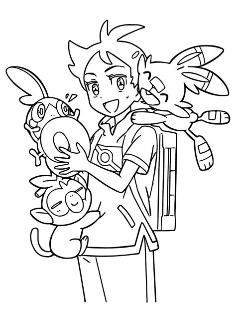 Coloriage Pokemon Goh Gratuit Coloriage Pokemon Goh Des Coloriages
