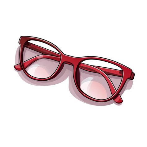 Eyeglasses 2d Cartoon Vector Illustration On White Backgrond 30687169