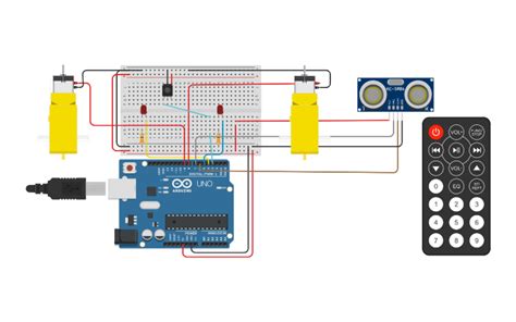 Circuit Design Circuito Con Sensor Ultrasónico Tinkercad