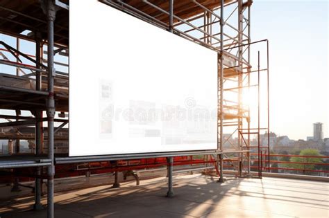 Project Planning Perfection Scaffold And Building Mock Up In A