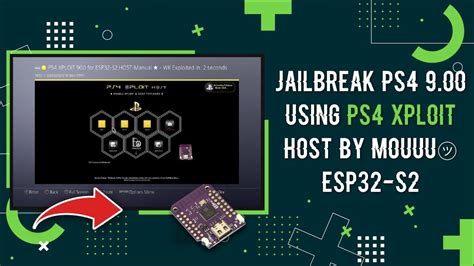 Jailbreak Ps4 9 00 Using Ps4 Xploit Host By Mouuu㋡ Esp32 S2 Goldhen V2 3 Youtube