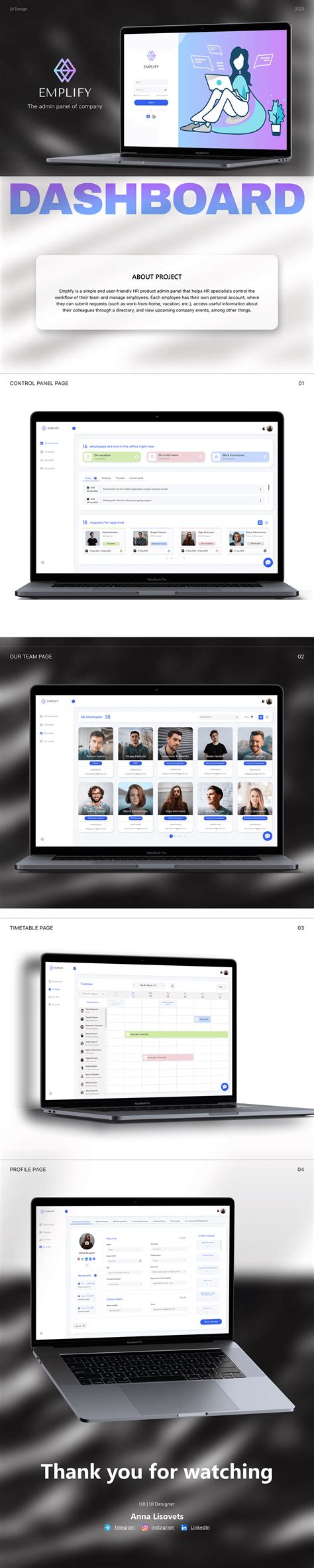 Dashboard UI Design Admin Panel Behance