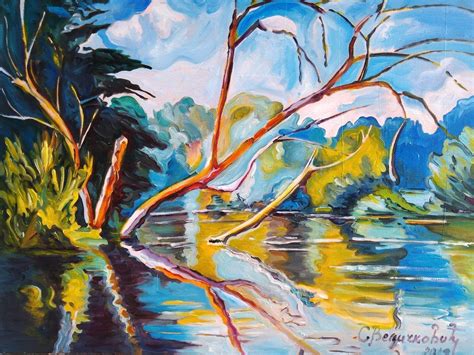 Slika Radjanje Proleca Autor Velickovic Snezana Ulje Na Platnu Serbianaart