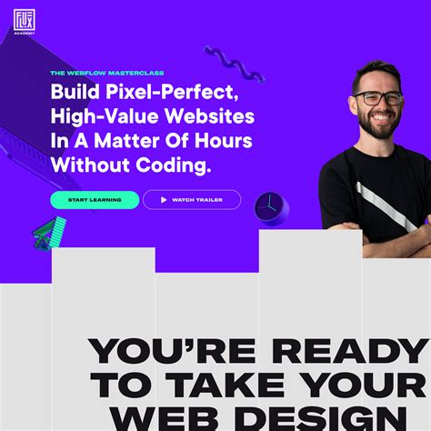 Webflow Masterclass Landing Page