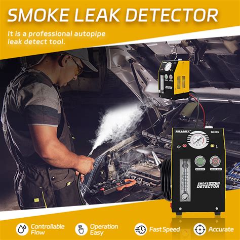Smoke Leak Detector Automotive Smoke Tester Built In Air Pump