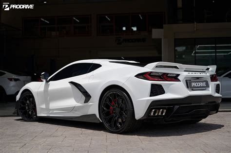 Chevrolet Corvette C8 Stingray White Bc Forged Kl31 Wheel Front