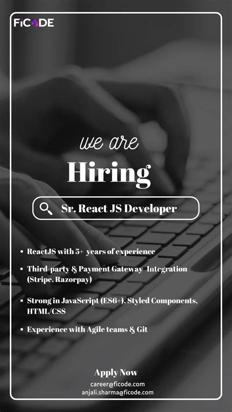 Javascript Typescript Electronjs Skillsrequired Hiring Wearehiring Jobopening Jobalert